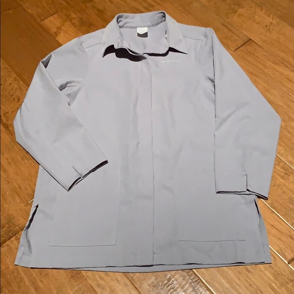 Mary Kay | Jackets & Coats | Mary Kay Gray Smock Jacket | Poshmark